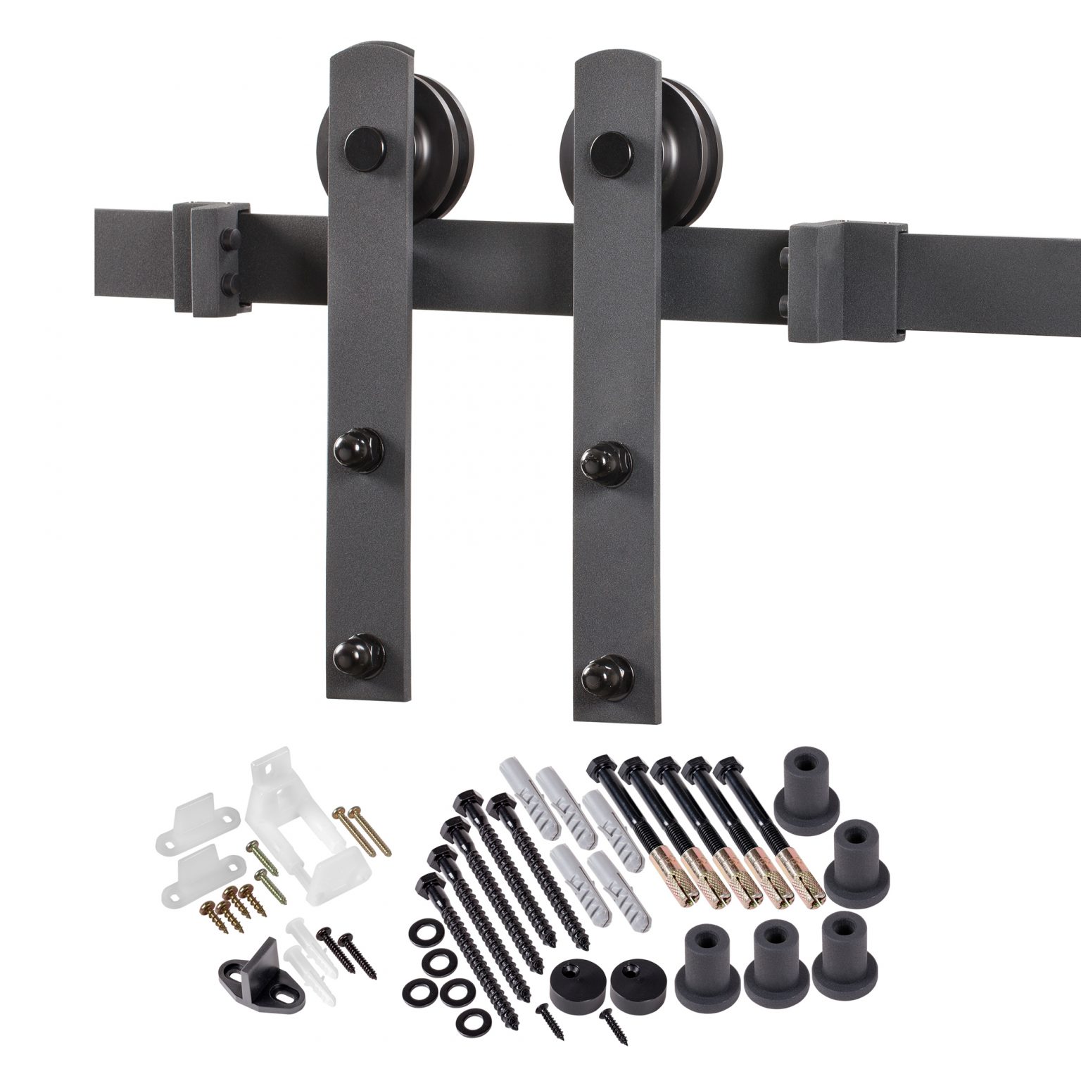 Spectrum Straight Strap Barn Door Hardware Kit - Renin Barn Door ...