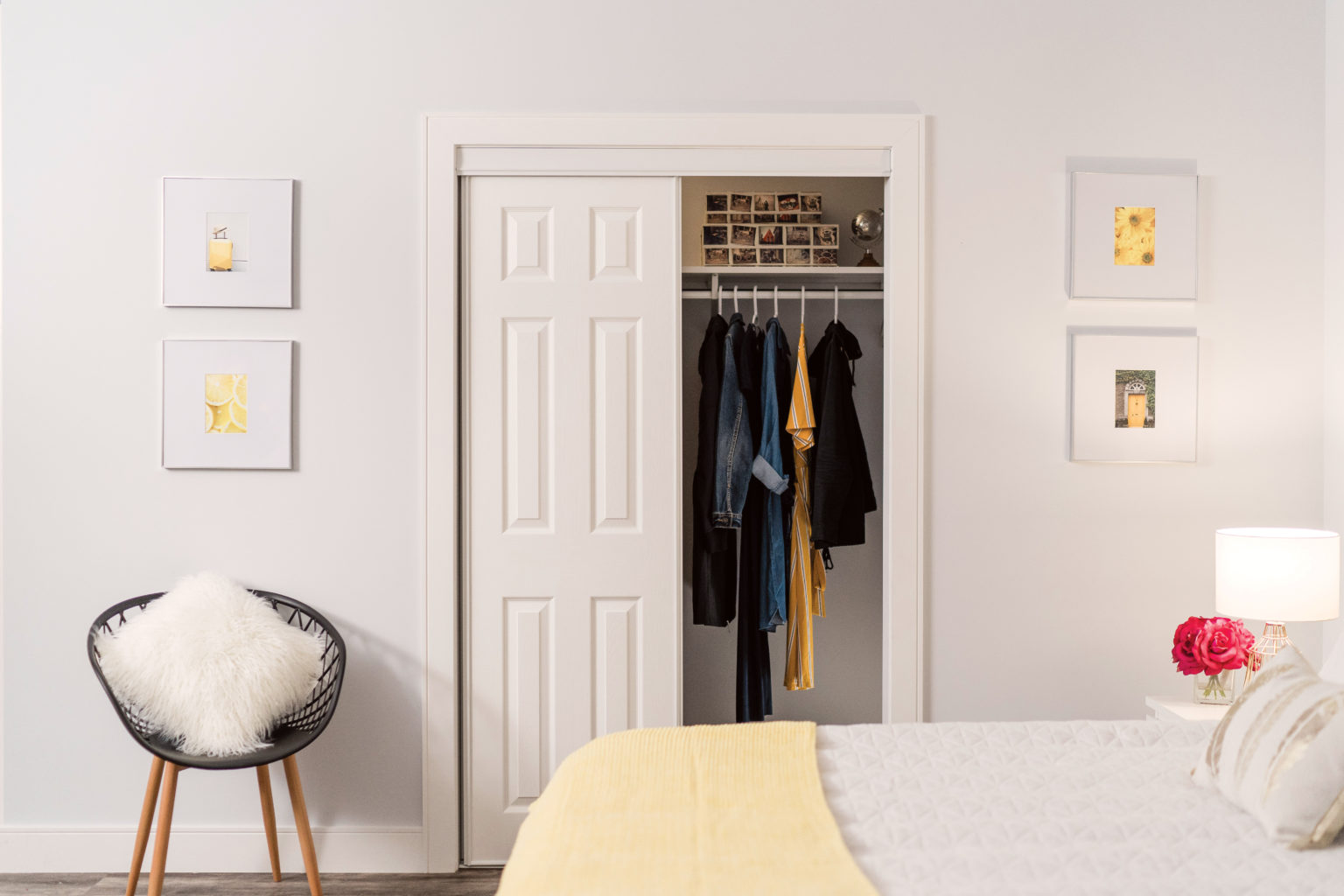 Georgian 6 Panel Design Steel Frame Bypass Door Renin Bypass Closet Doors