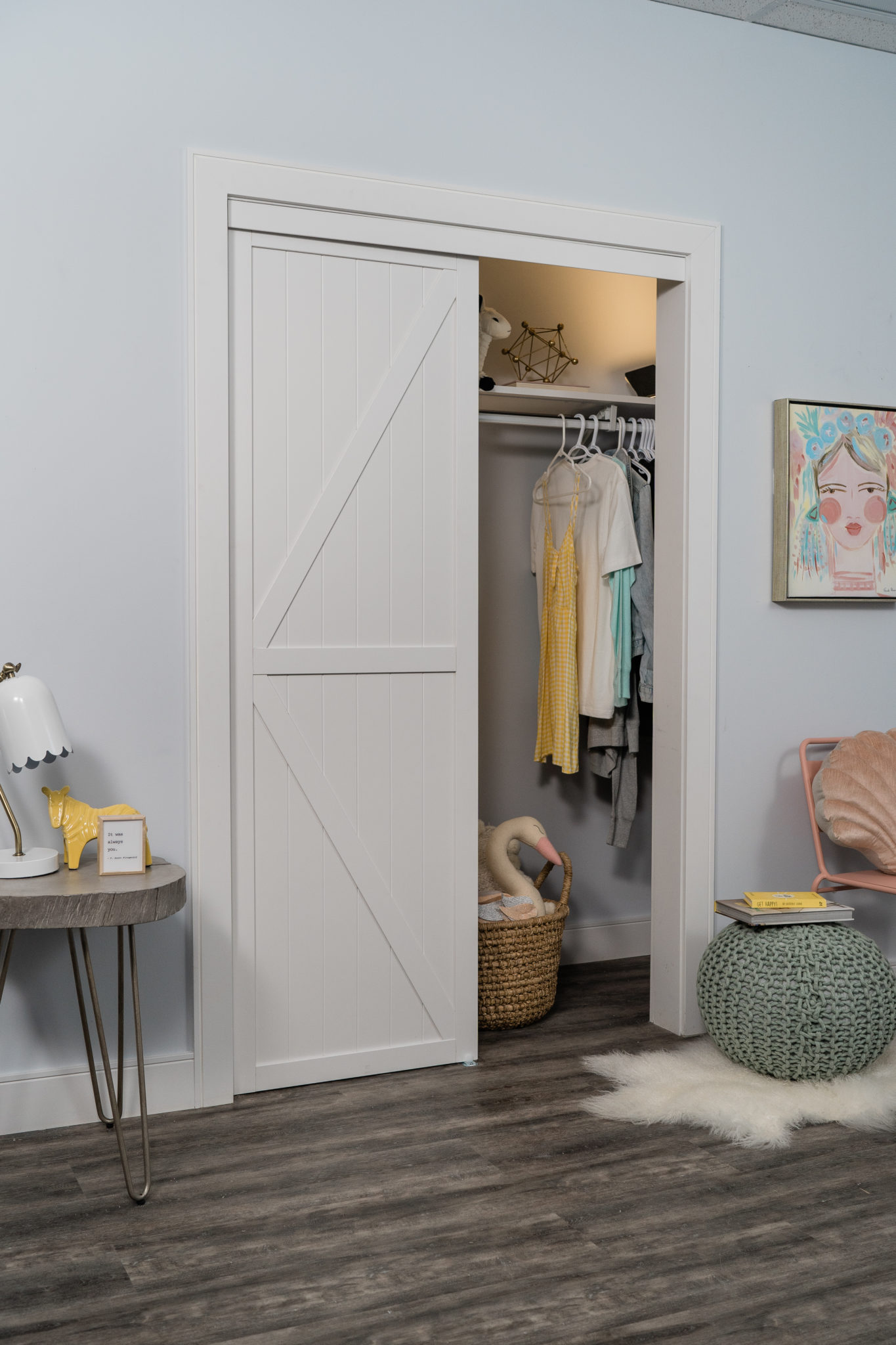 Trident Double-K Design Bypass Door - Renin Bypass Closet Doors