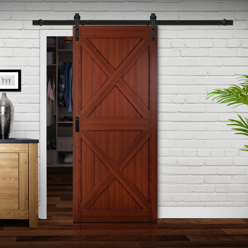 Sagrada Double X-Design Complete Barn Door Kit - Renin