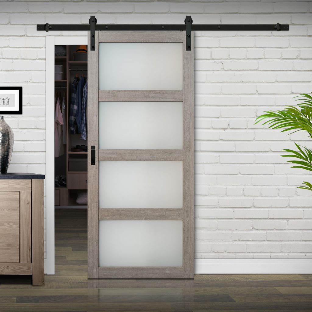 Glim 4-Lite Complete Barn Door Kit - Renin