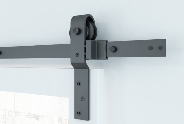 Single Track Bypass Barn Door Hardware Kit - Renin Barn Door Hardware Kits